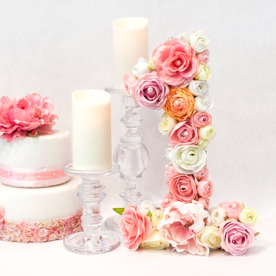 Ocean Theme Flower Number 1 First Birthday Number Floral - Etsy