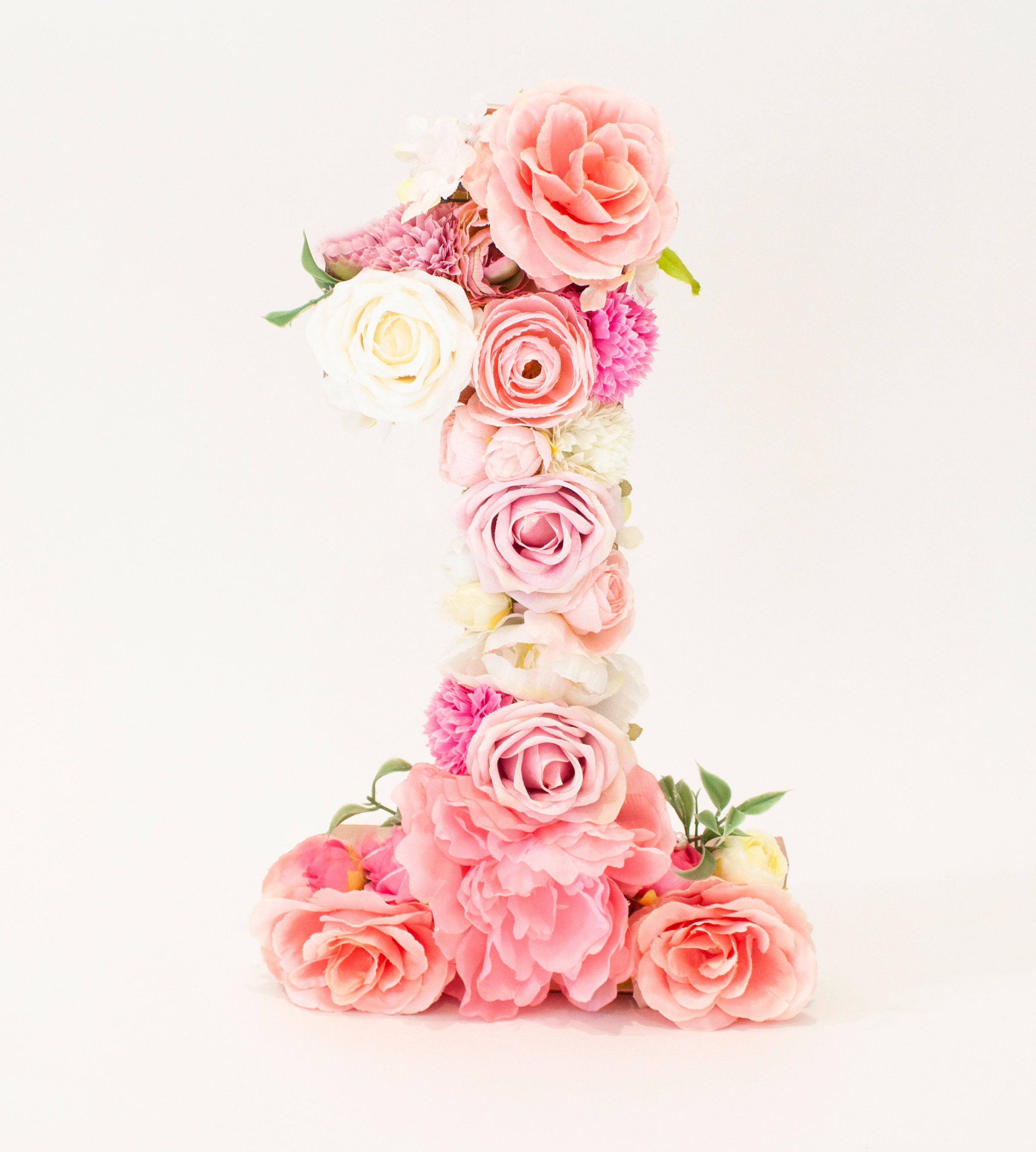 Ocean Theme Flower Number 1 First Birthday Number Floral - Etsy