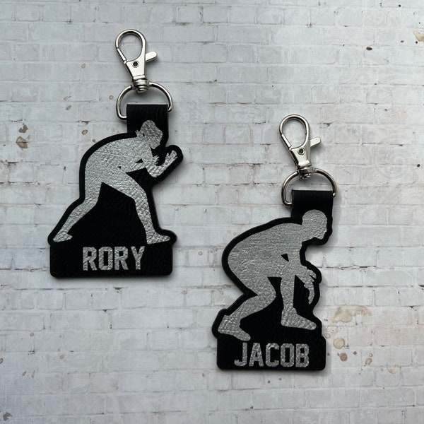 Wrestling Keychain - Etsy