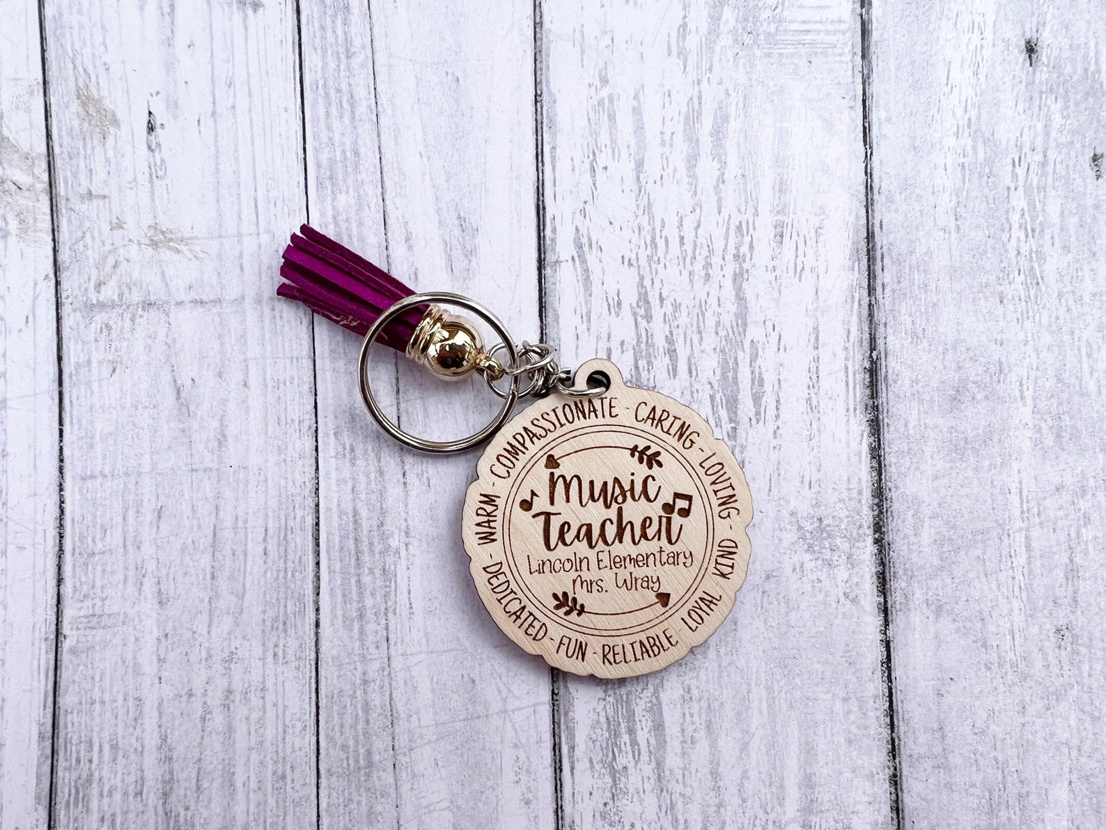 School Position Keychains, Lunch Lady, Principal, Teacher, Assistant ...