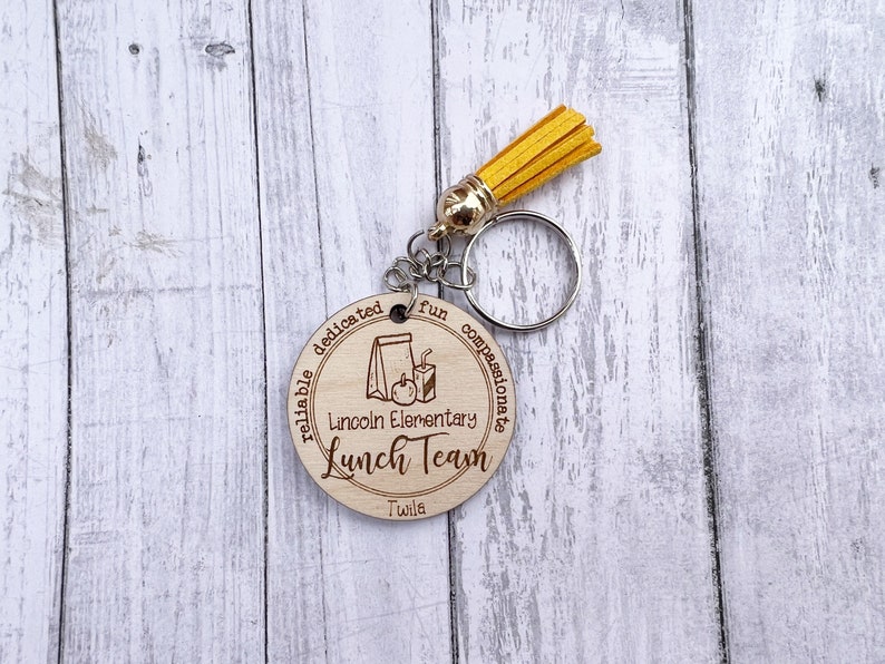 School Position Keychains, Lunch Lady, Principal, Teacher, Assistant ...