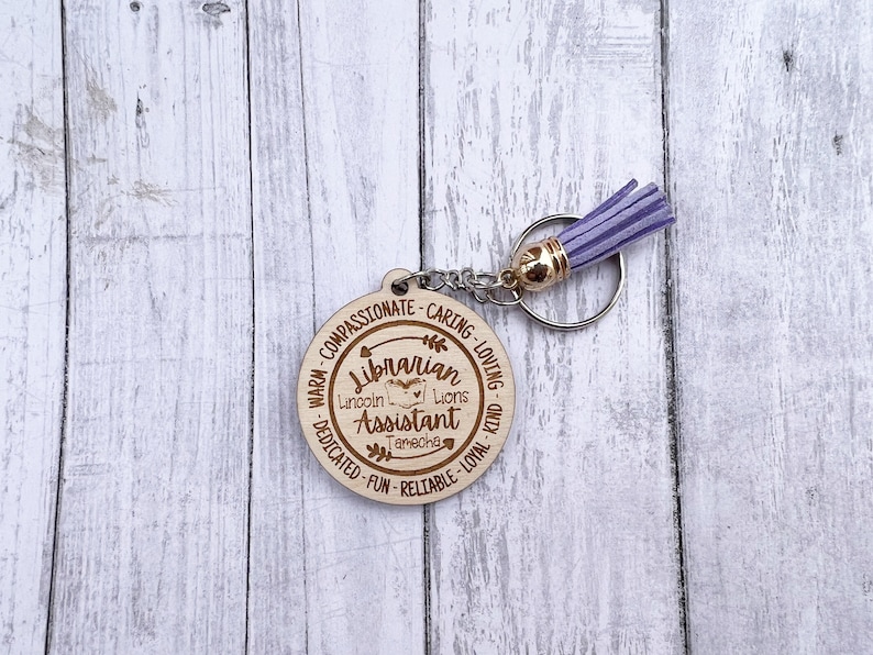 School Position Keychains, Lunch Lady, Principal, Teacher, Assistant ...