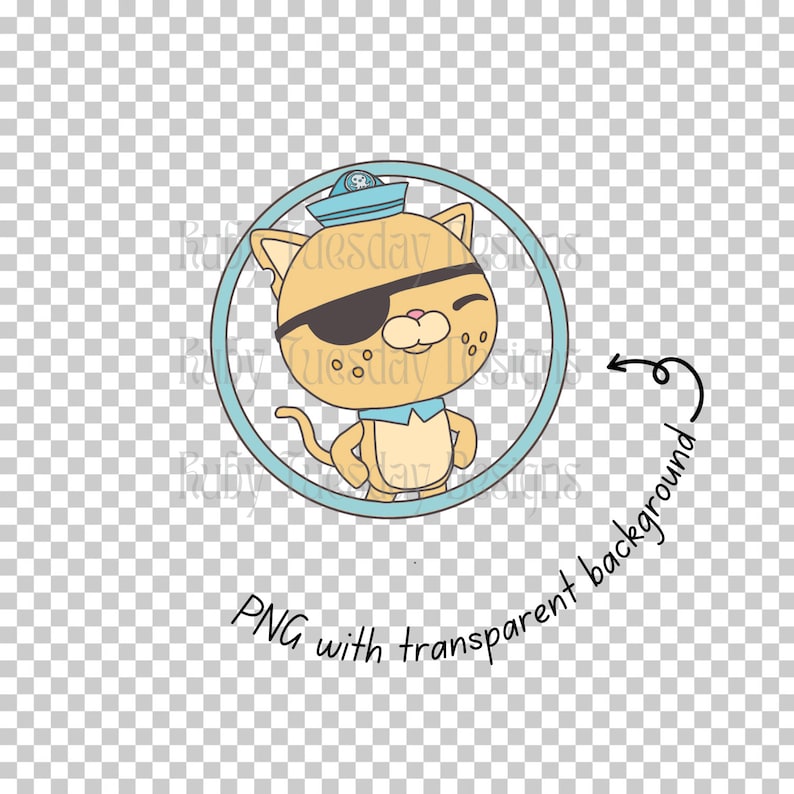 Octonauts Character Transparent Background Digital Downloads - Etsy