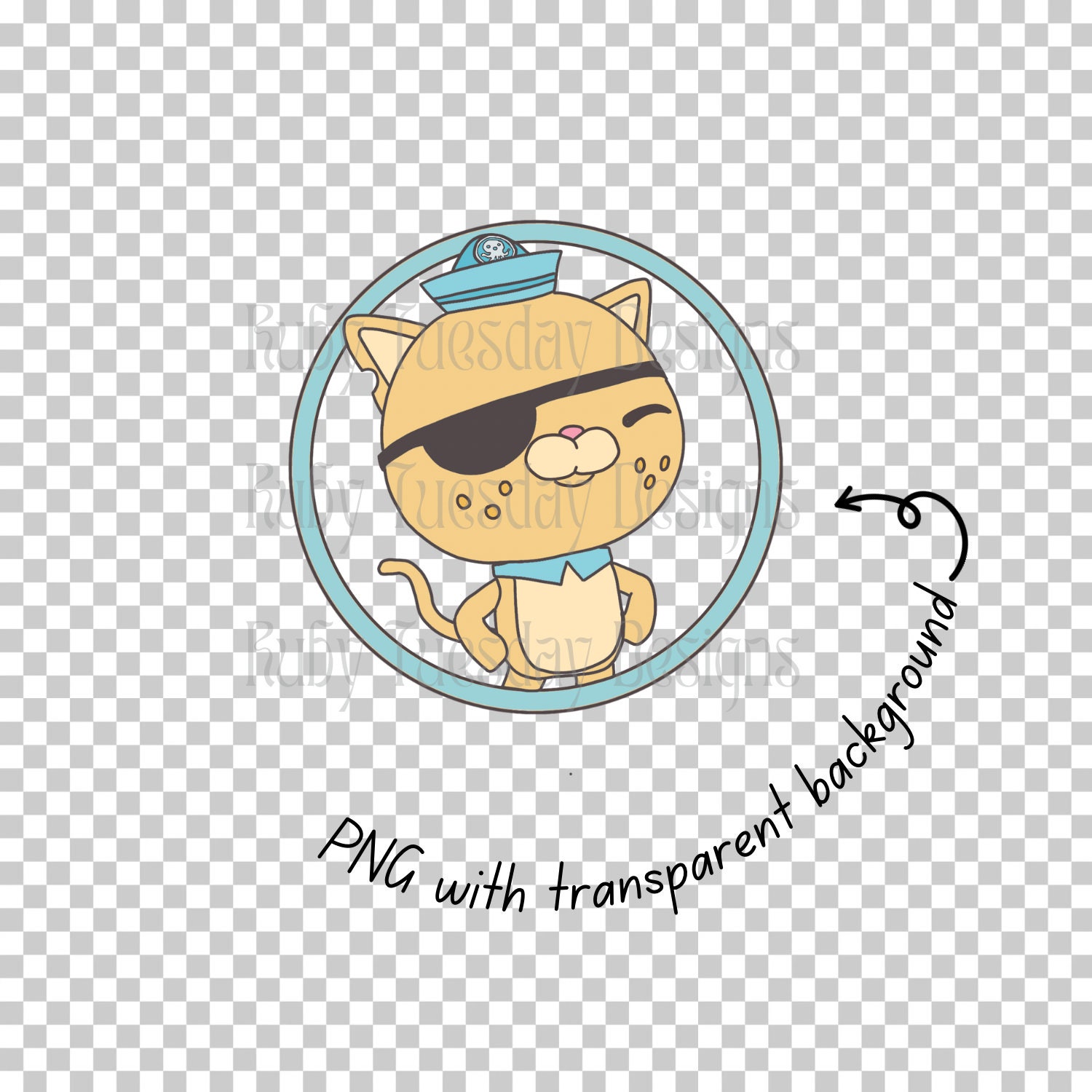 Octonauts Character Transparent Background Digital Downloads - Etsy