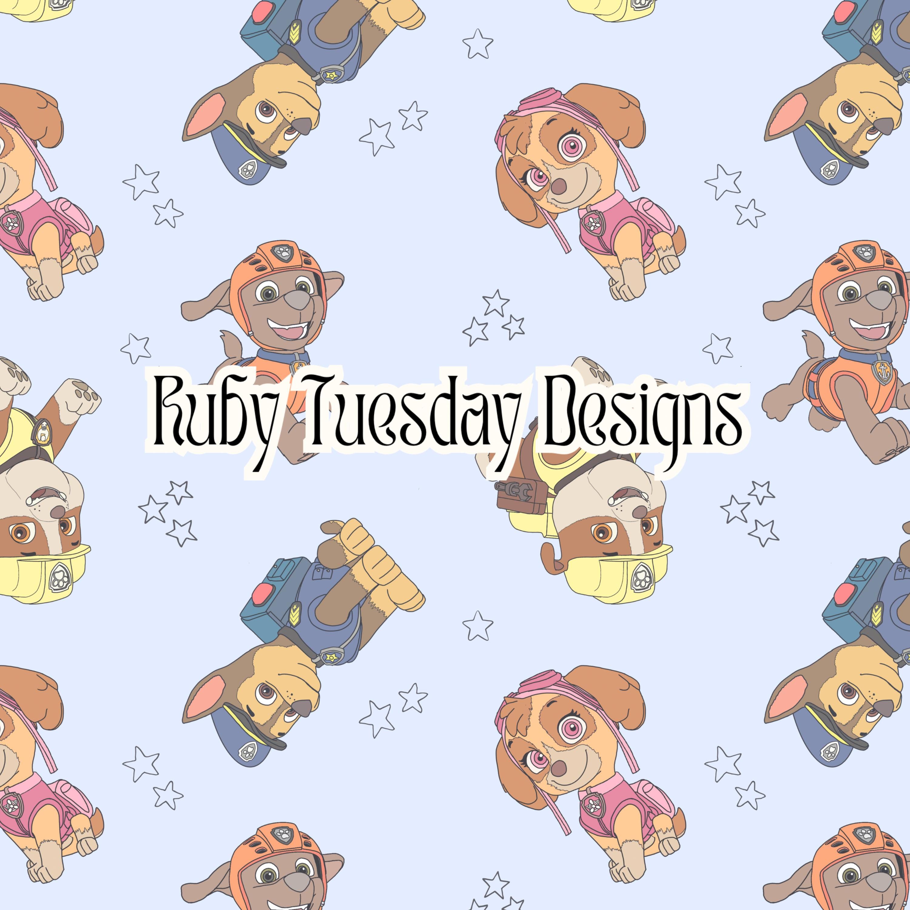Paw Patrol Character Seamless Pattern Tile Digital Download File for ...