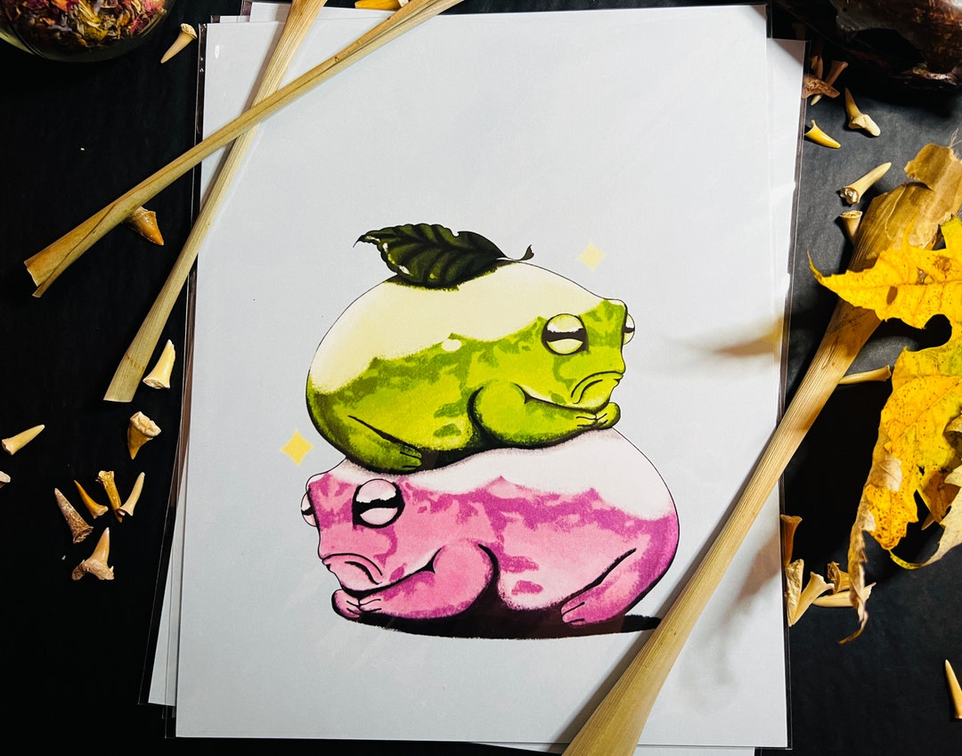 Mochi Frog Giclée Print - Namagua Rain Frog - Etsy