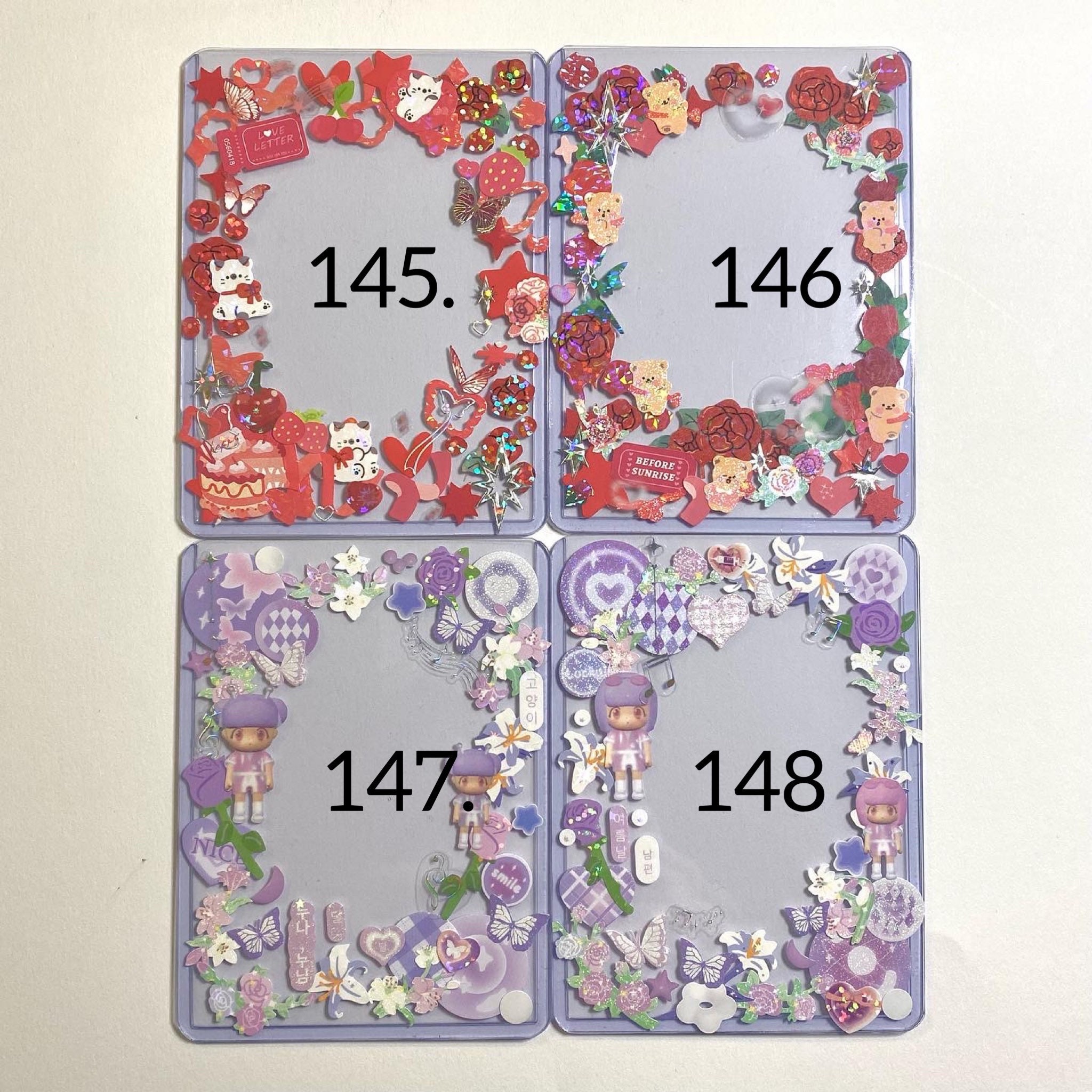 Decorated Toploaders Pre Deco Toploader Kpop Toploader - Etsy