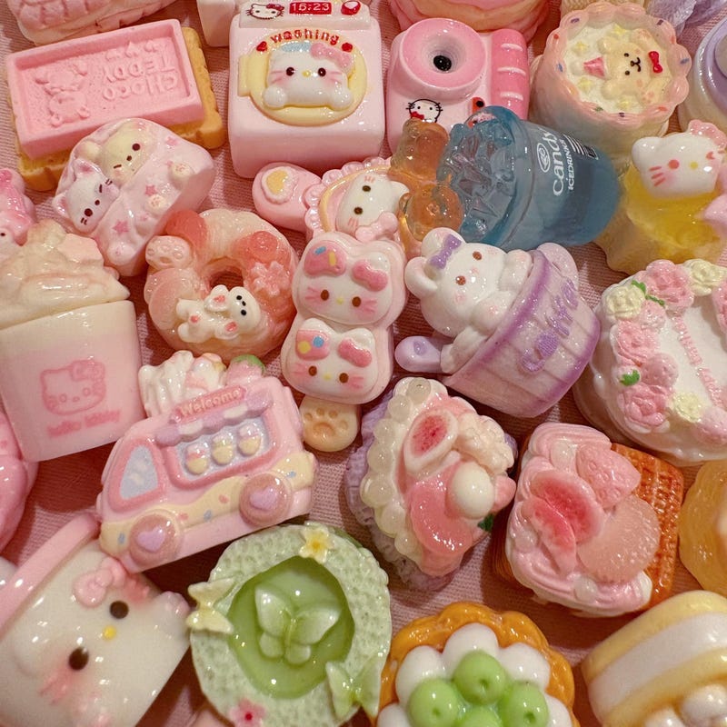 Random Decoden Resin Charms - Etsy