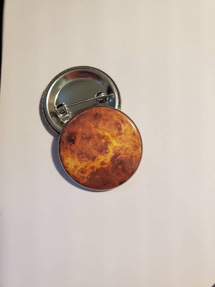 Solar System Planets Pinback Buttons Set 1-1/4 - Etsy
