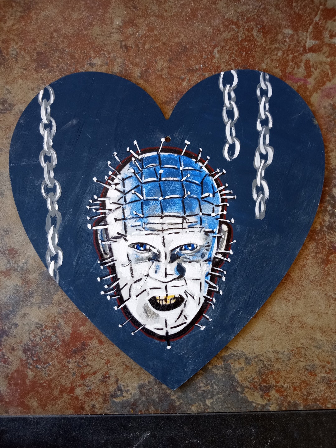 Pinhead Acrylic Painting - Etsy