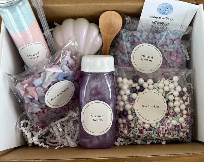 Mermaid Fizzy Sensory Kit | Fizzy Sensory Play | Mermaid Fizzing ...