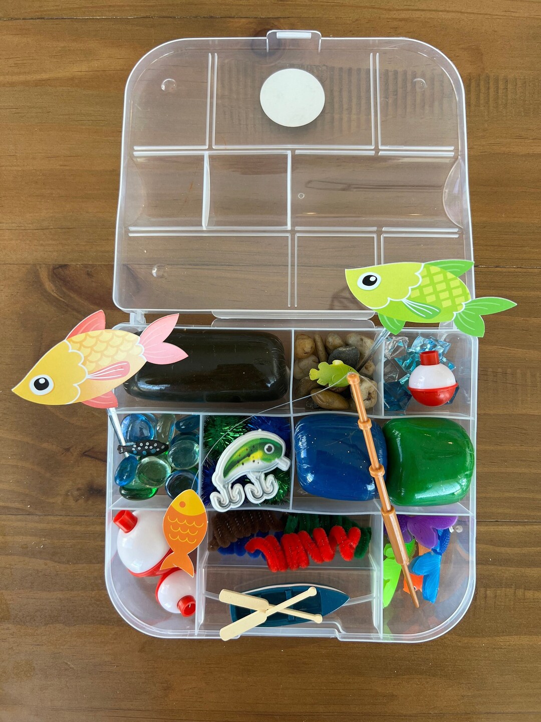 Midi Fishing Playdough Sensory Kit Sensory Playdough Kit Fishing ...