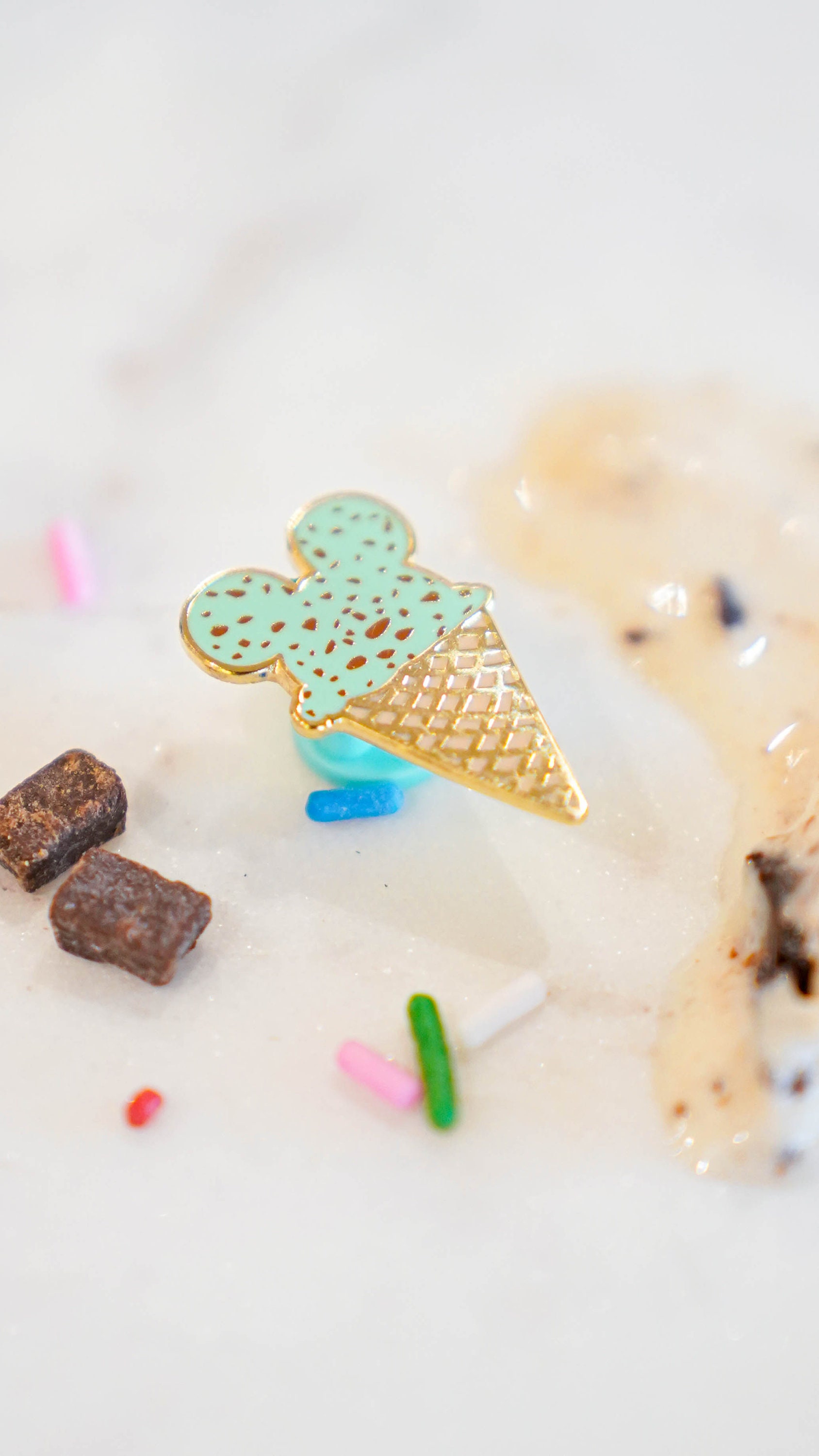 Mint Chocolate Chippie Enamel Pin | Etsy