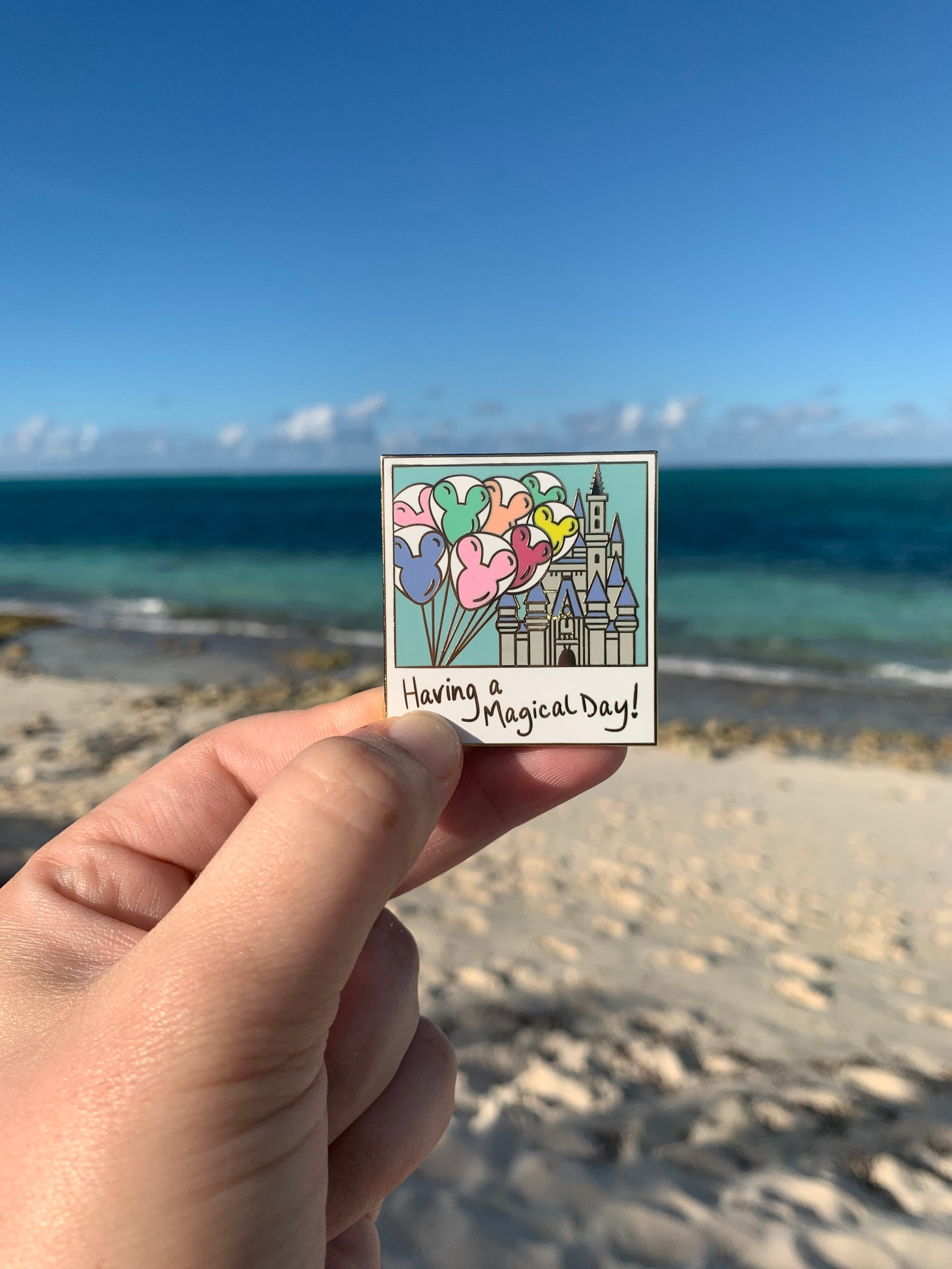 Magical Day Polaroid Enamel Pin - Etsy