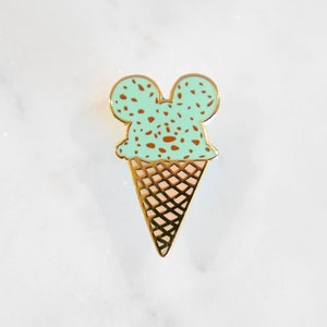 Mint Chocolate Chippie Enamel Pin - Etsy