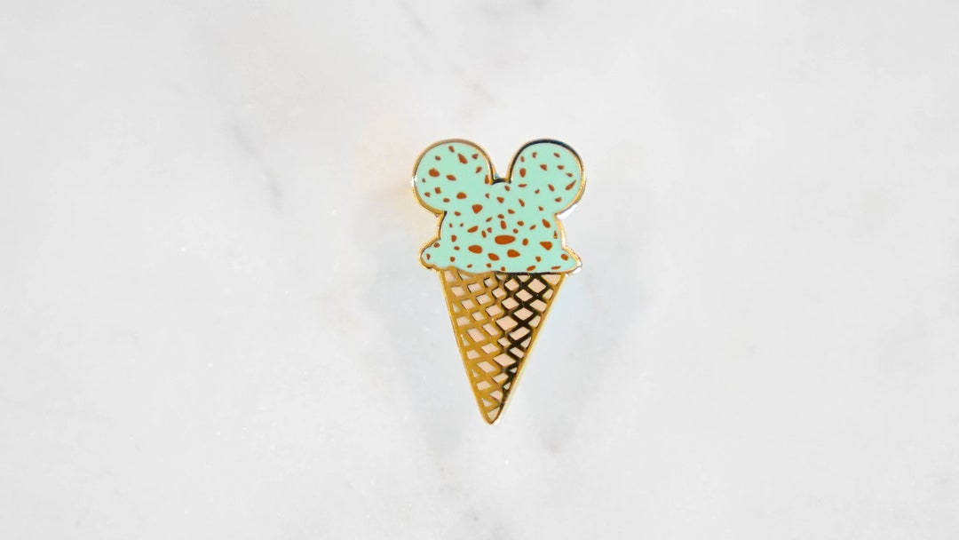 Mint Chocolate Chippie Enamel Pin - Etsy