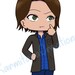 Chibi Sam Winchester Supernatural Sticker - Etsy