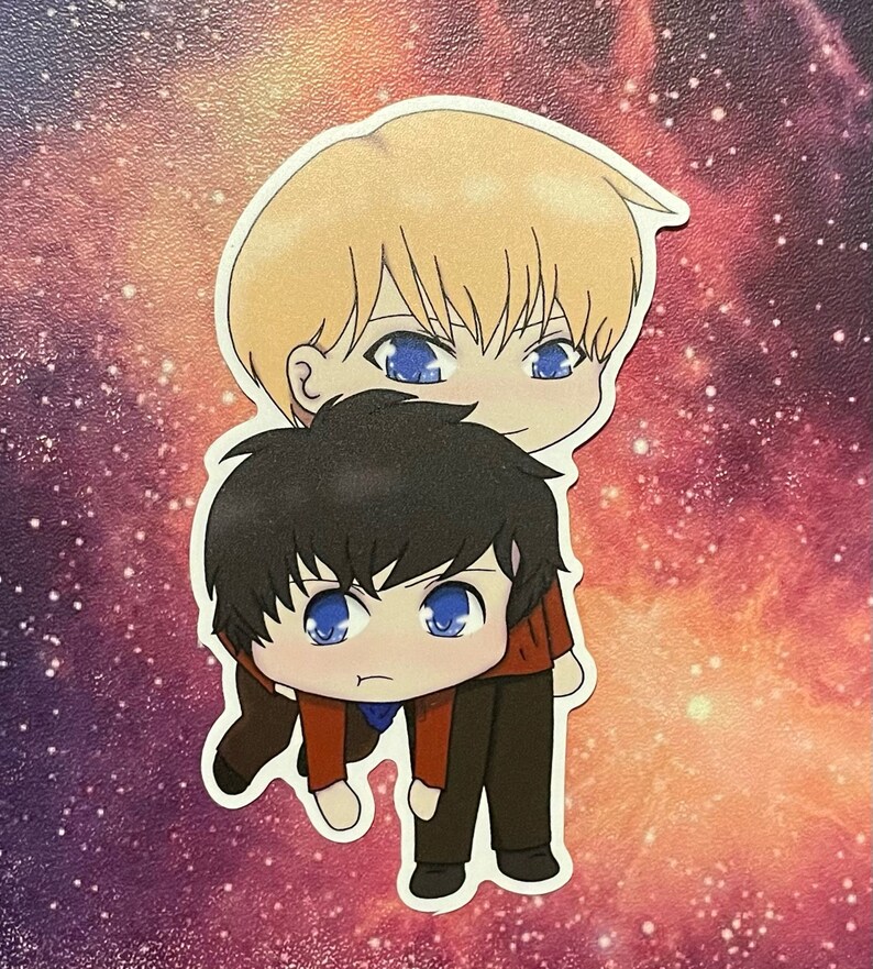 Chibi Arthur and Pouty Merlin BBC Merlin - Etsy