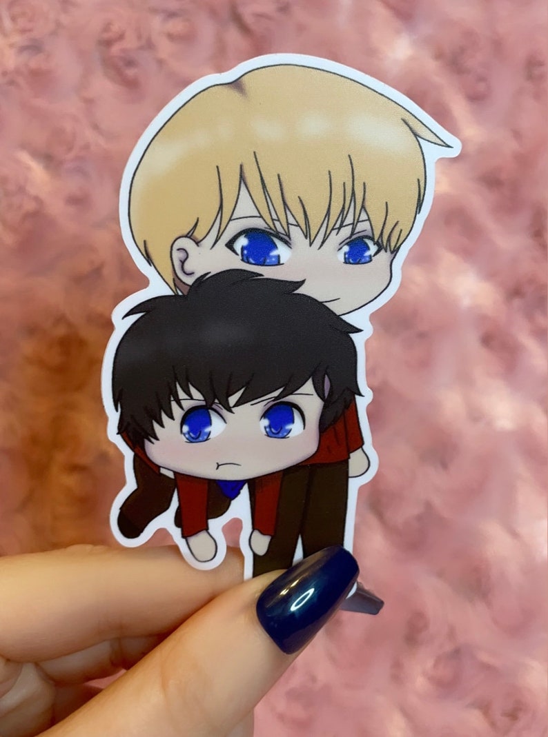 Chibi Arthur and Pouty Merlin BBC Merlin - Etsy