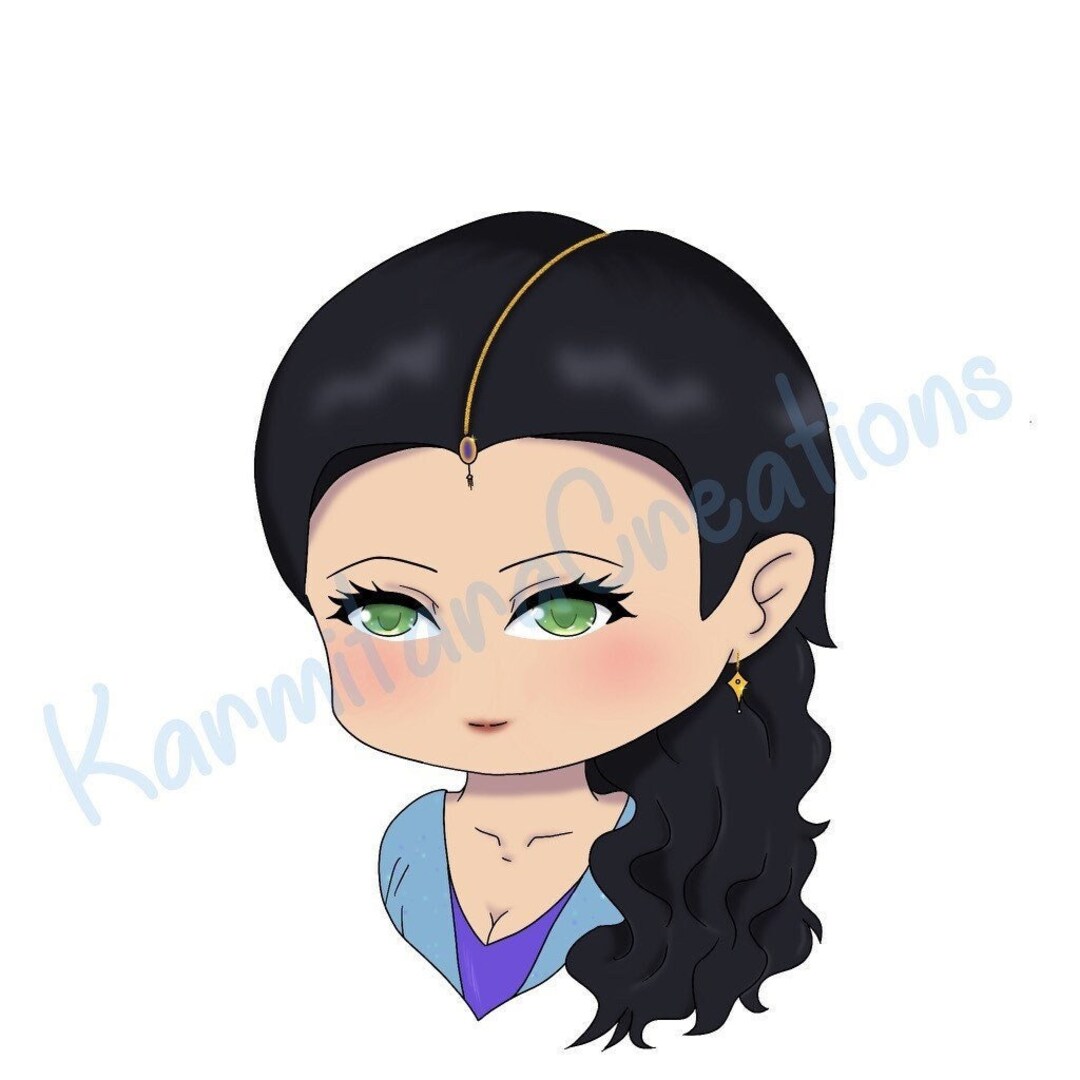 Chibi Morgana Pendragon Sticker BBC Merlin - Etsy