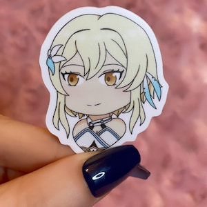 Traveler | Lumine Chibi Genshin Impact Sticker - Etsy