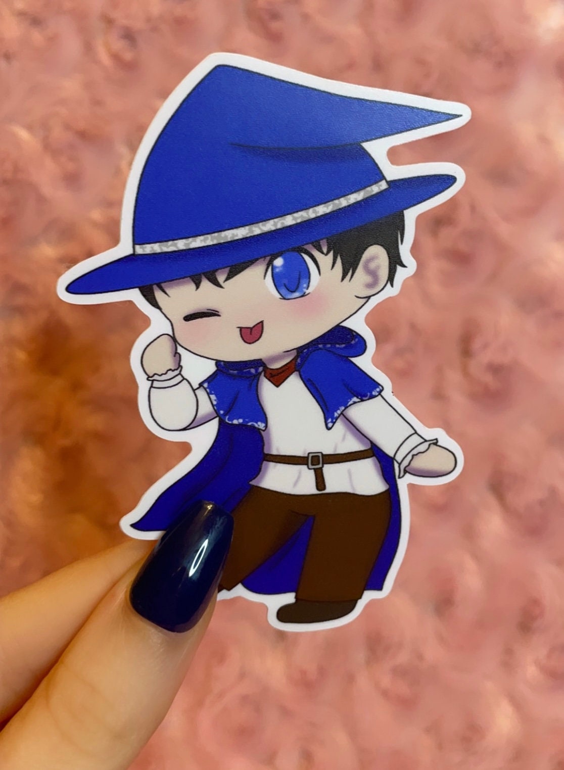 Chibi Court Sorcerer Sticker BBC Merlin - Etsy
