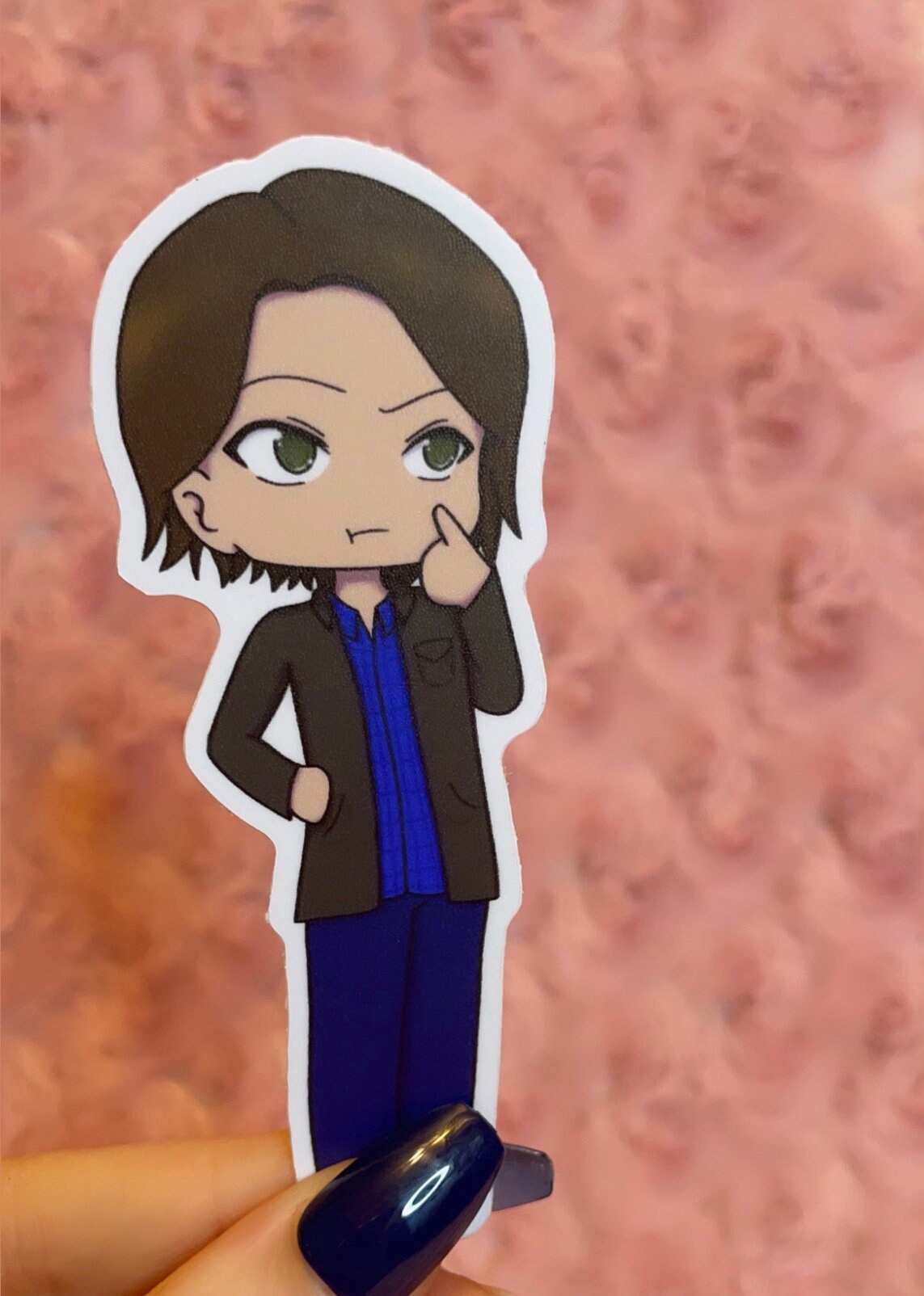 Chibi Sam Winchester Supernatural Sticker - Etsy