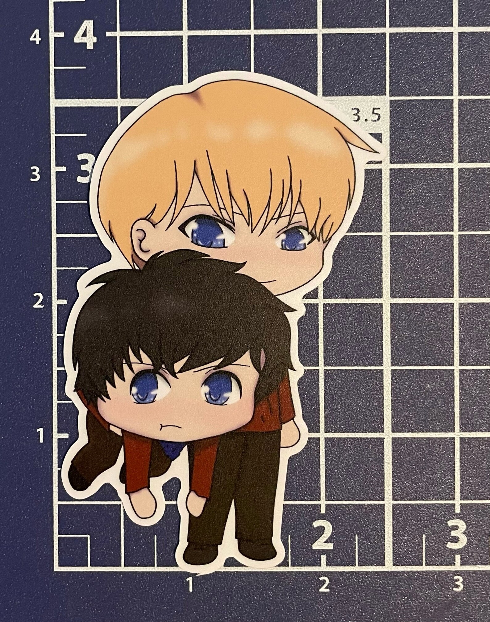 Chibi Arthur and Pouty Merlin BBC Merlin - Etsy