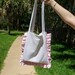 Ruffle Tote Bag Made With Recycled Fabric - Etsy