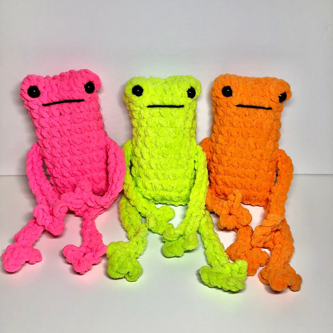 Leggy Froggy Cute Crochet Frog Plushie, Made in Canada - Etsy