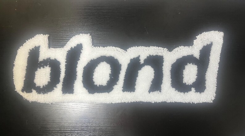 Frank Ocean Blond Tufted Rug - Etsy