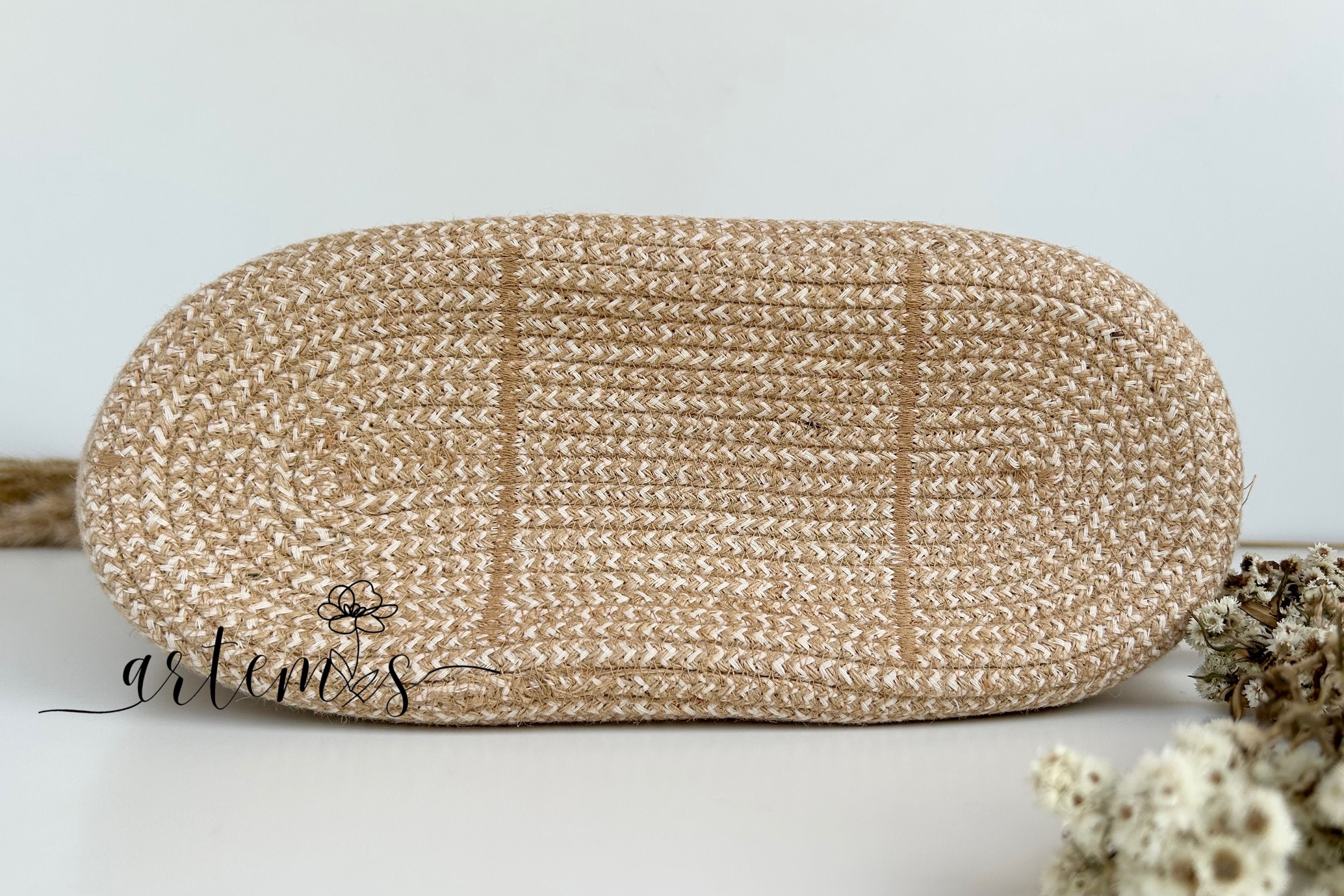 Cotton Rope Bag, Shoulder Bag, Woven Rope Beach Bag, Everyday Bag, Tote ...