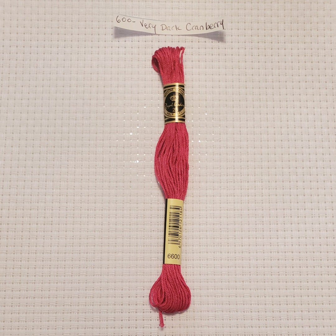 DMC 602 Medium Cranberry DMC Equivalent Quality Six Strand - Etsy