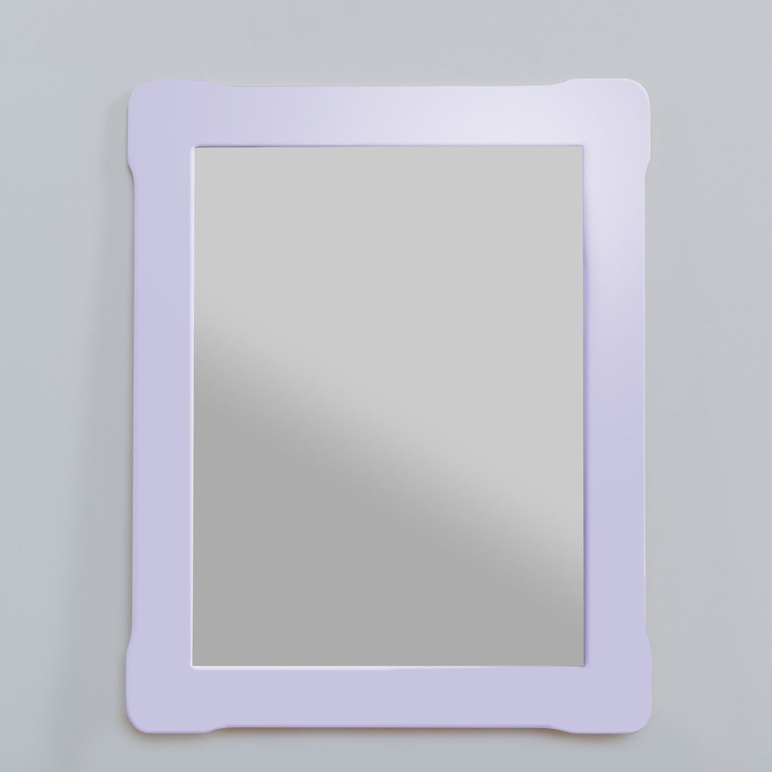 Small KIDS MIRROR, NURSERY Mirror, Montessori Decorative Lavender ...