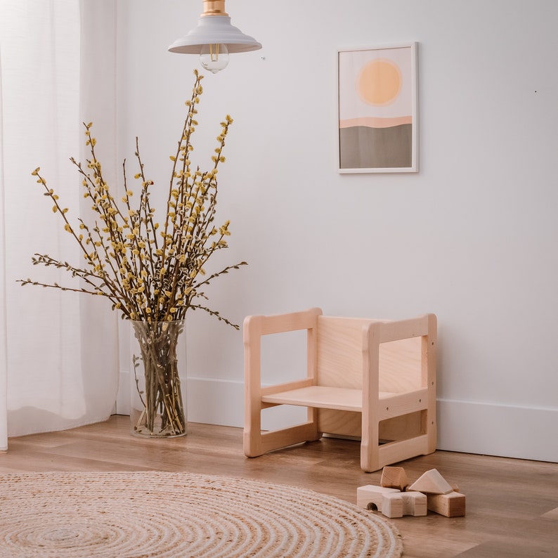 Montessori Based Woodjoy Multifunctional Chair Certified - Etsy Canada