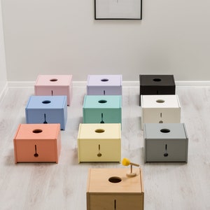 Multifunctional small toy box | Etsy