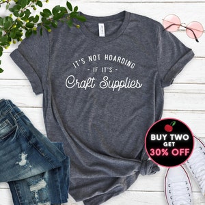 Funny Crafter Shirt Crafting Tshirt Crafter Gift Women Crafting Gift ...