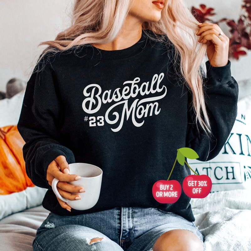 Baseball Mom Sweatshirt - Etsy