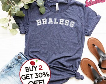 Braless T Shirt | Etsy