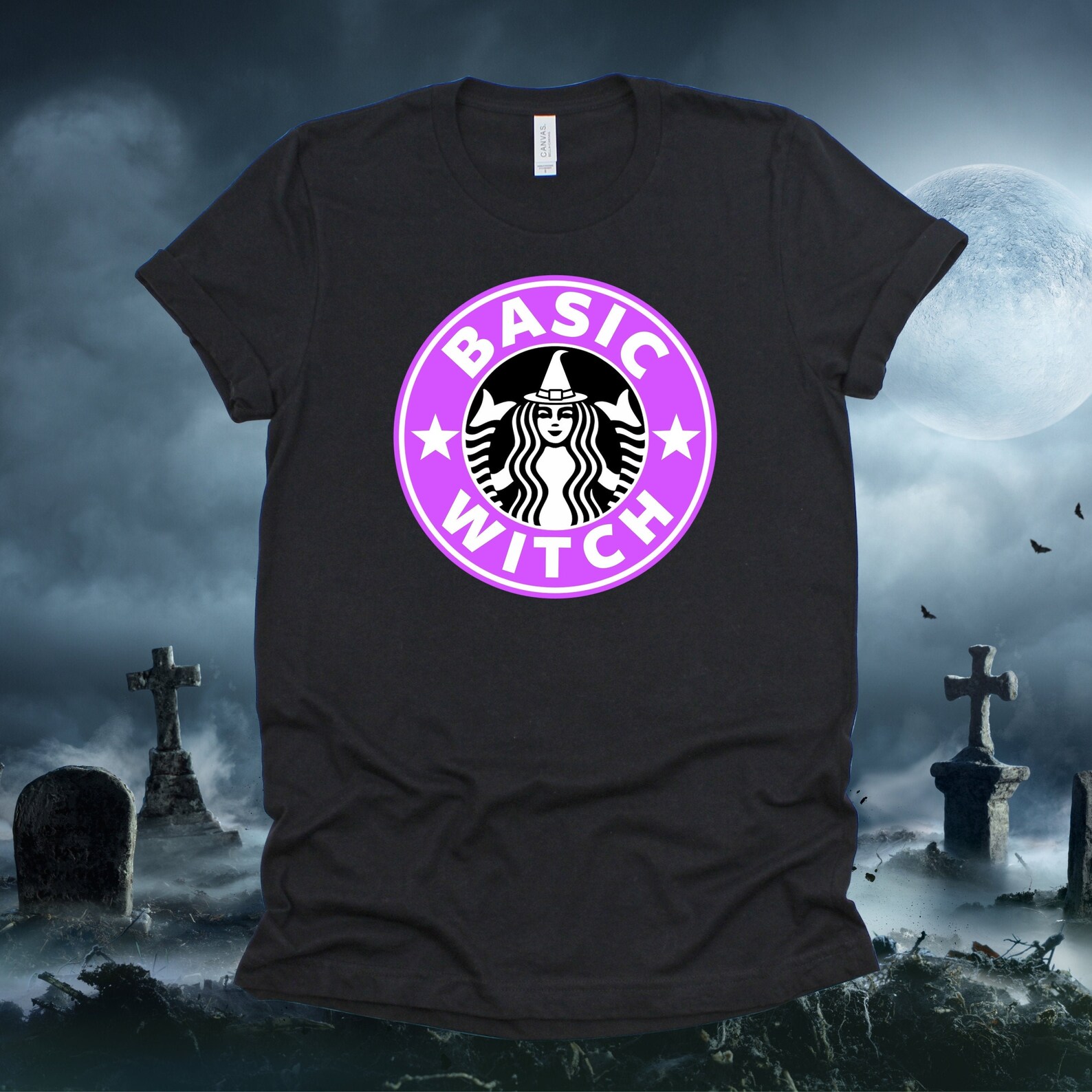 Basic Witch T-shirt, Halloween Witch Tshirt, Funny Halloween Shirt ...
