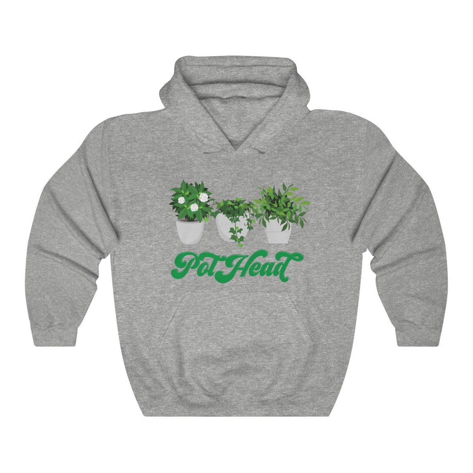 Plant Lovers Pot Head Hoodie or Sweatshirt - Houseplant Hobbyist Hoodie ...