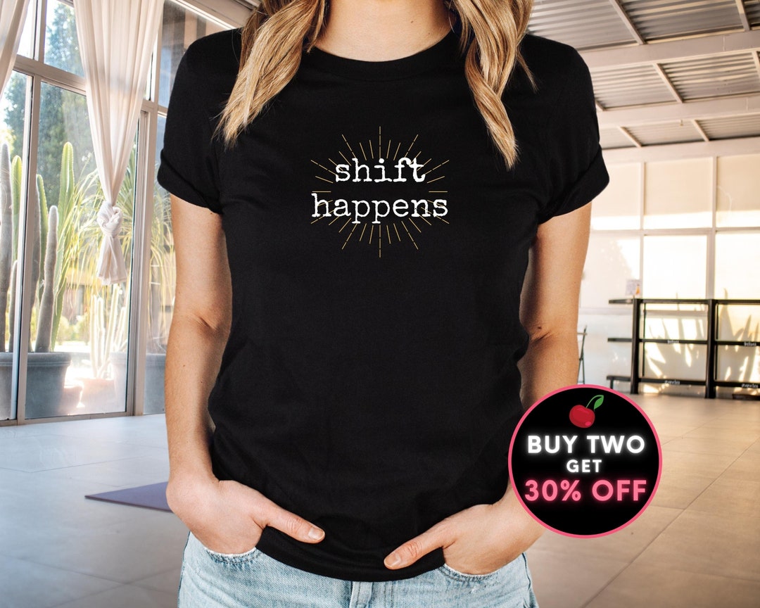Reiki Tshirt, Conscious T-shirt, Shift Happens, Yoga Quote Tee ...
