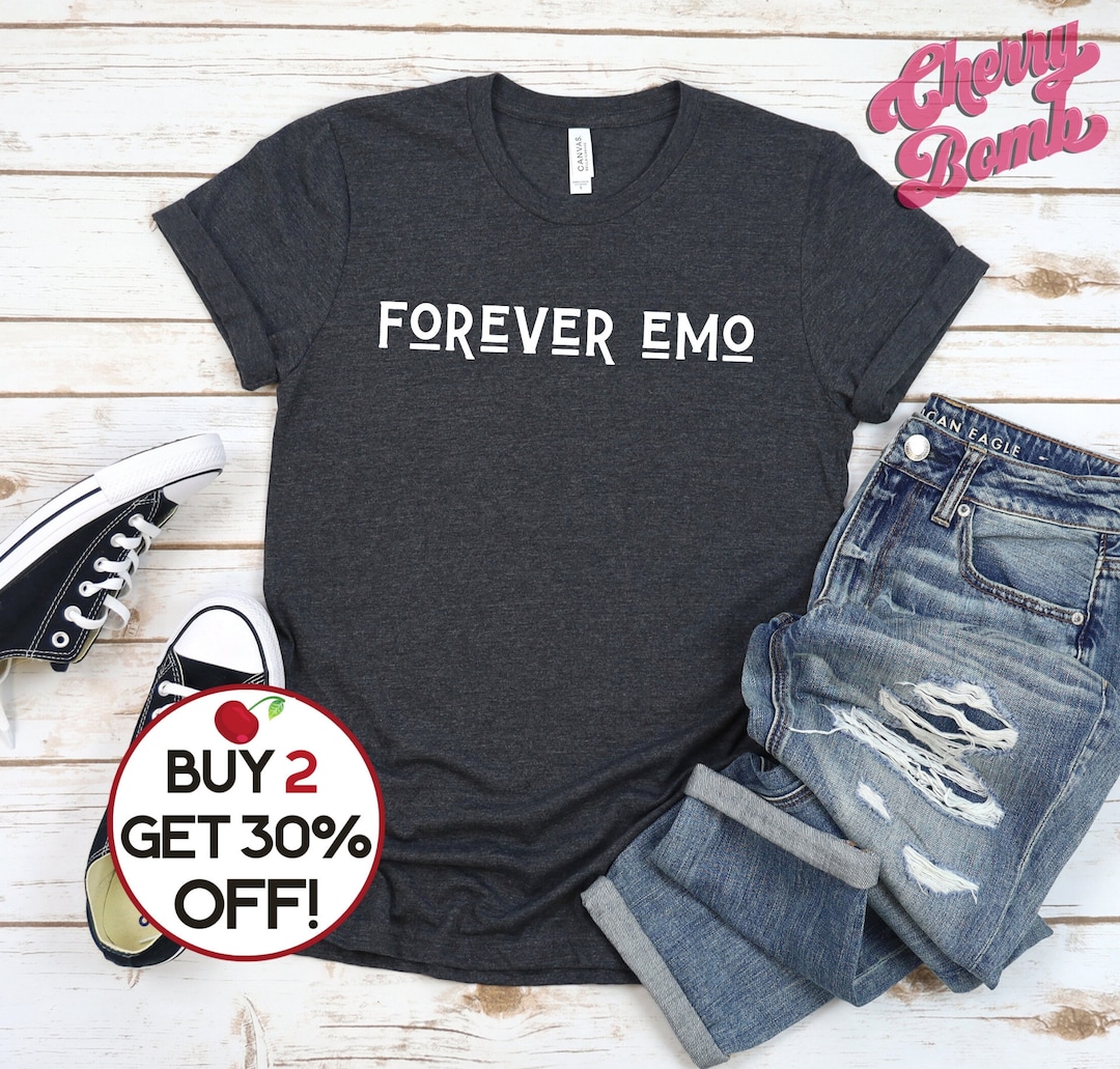 Emo Shirt Forever Emo Egirl Clothing Egirl Shirt Emo Gift Shirt Hipster ...