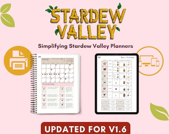90+ Pages Updated to 1.6 Stardew Valley Printable Progress Tracker PDF ...