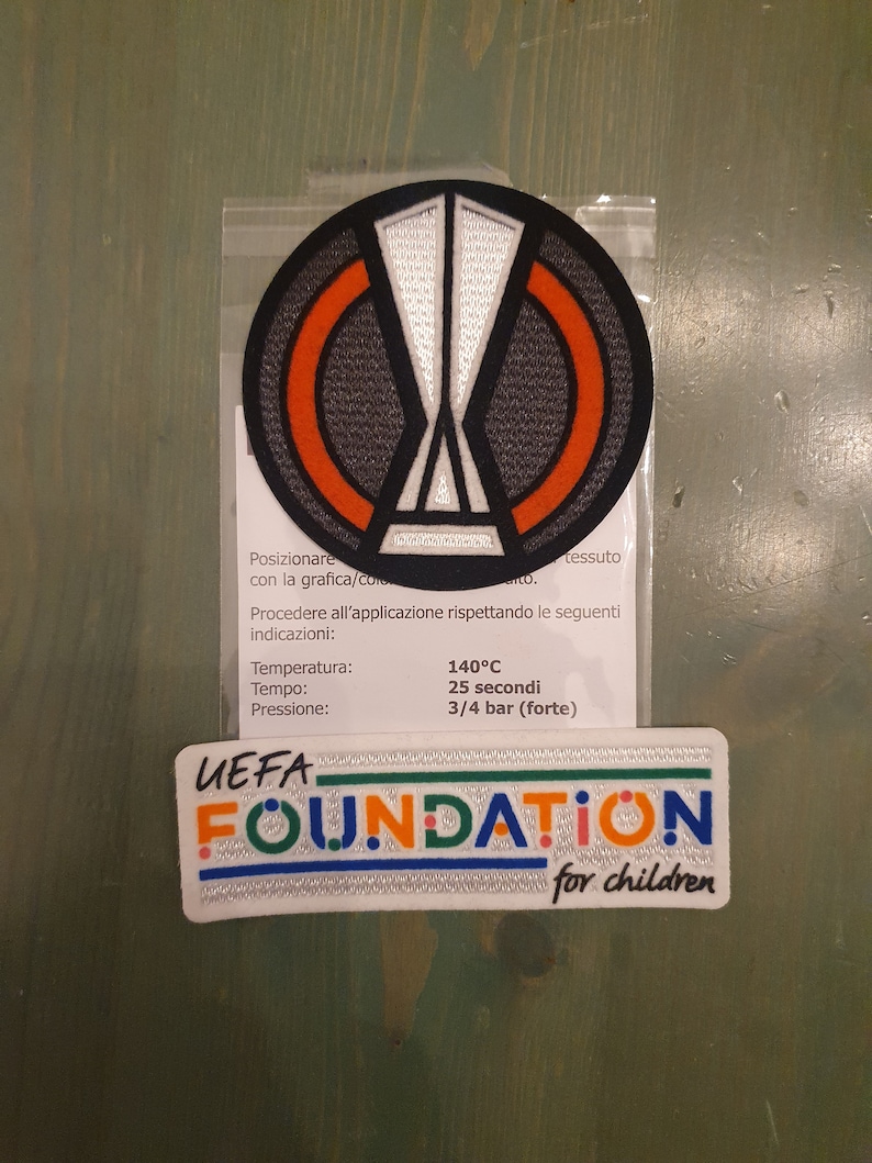 Europa League Roma 2024 Champions League Rosette Logo Patch UEFA ...