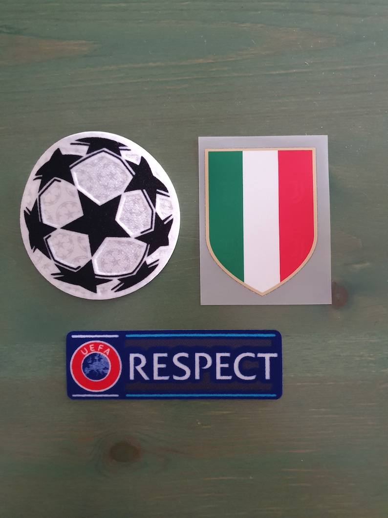 Patch Patch BADGE Italia Scudetto Respect Champions League Juve 2019 ...