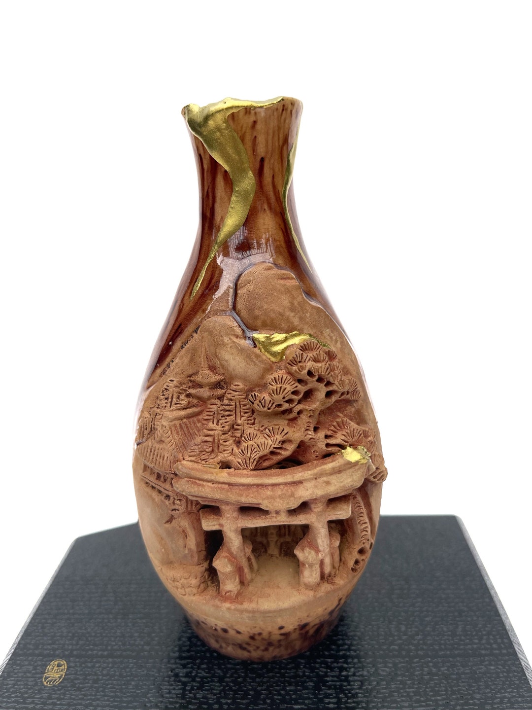 Include Wood Base,kintsugi Gifts, Kintsugi Bowl, Japanese Art in ...