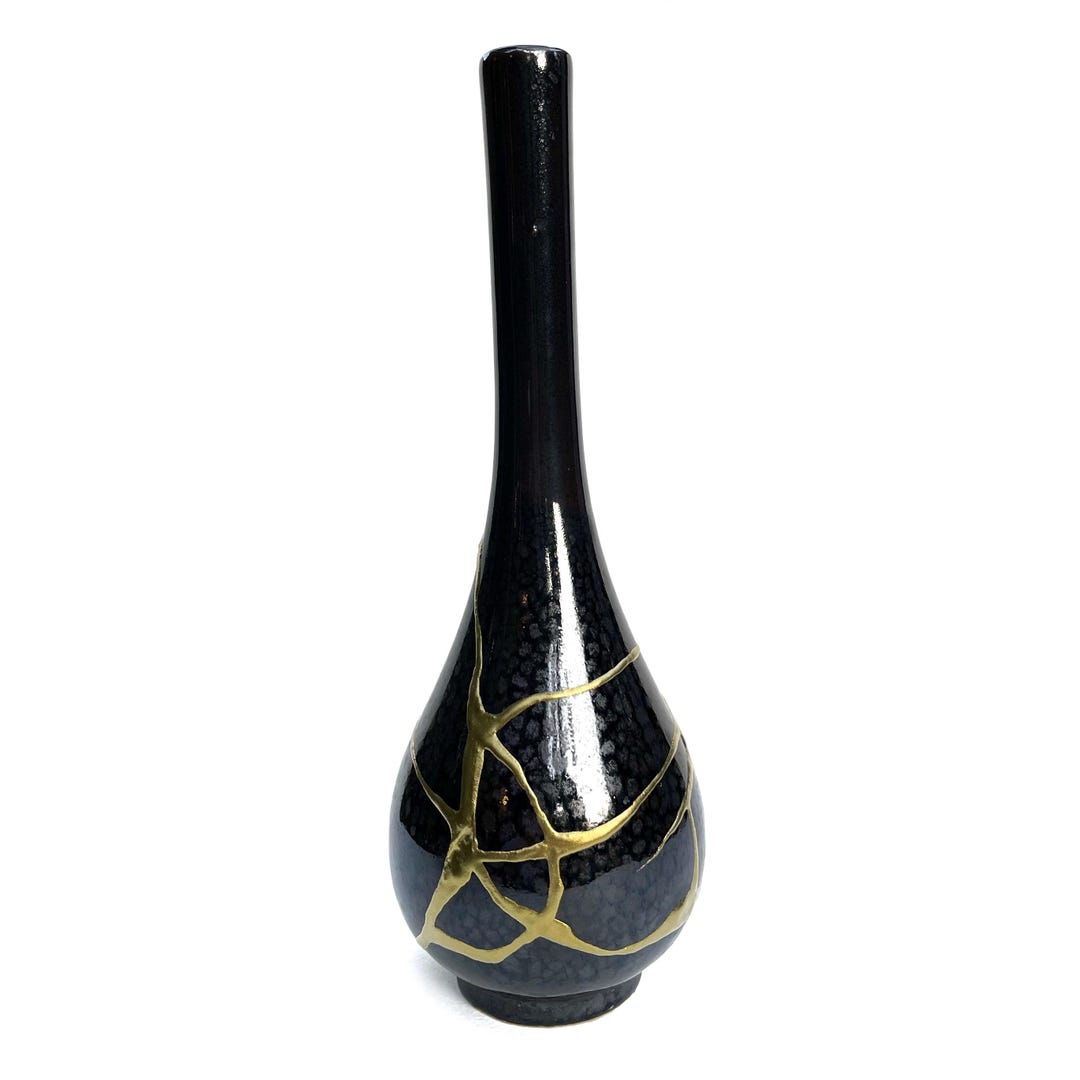 Kintsugi Vase ,kintsugi Gifts, Kintsugi Bowl, Japanese Art in Repairing ...