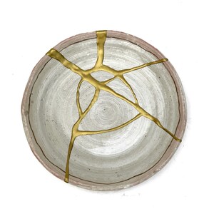 Include Wood Stand ,kintsugi Gifts, Kintsugi Bowl, Japanese Art in ...