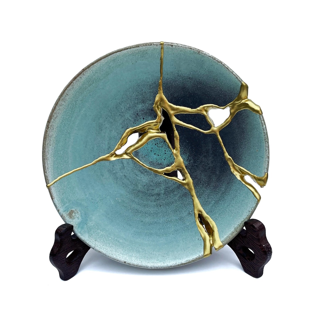 Include Wood Stand ,kintsugi Gifts, Kintsugi , Japanese Art in ...